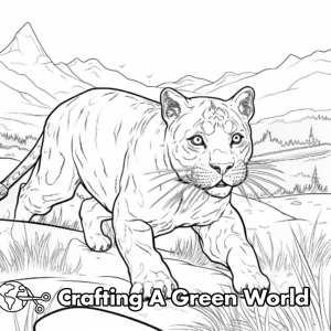 Panther Coloring Pages - Free & Printable!