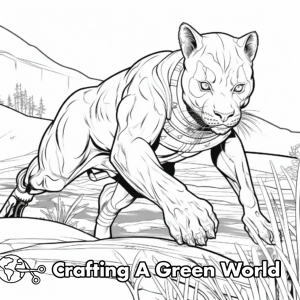 Panther Coloring Pages - Free & Printable!