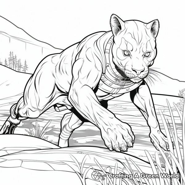 Panther Coloring Pages - Free & Printable!
