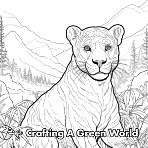 Panther Coloring Pages - Free & Printable!
