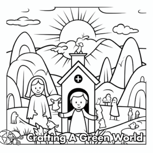 Lent Coloring Pages - Free & Printable!
