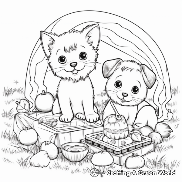 Puppy And Kitten Coloring Pages - Free & Printable!