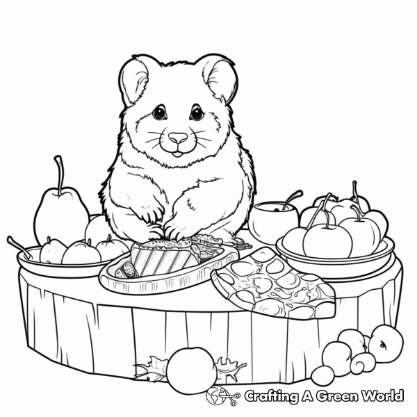 Hamster Coloring Pages - Free & Printable!