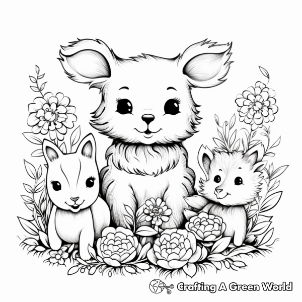 Spring Coloring Pages For Adults - Free & Printable!