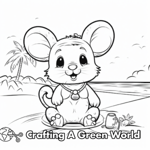 Mouse Coloring Pages - Free & Printable!