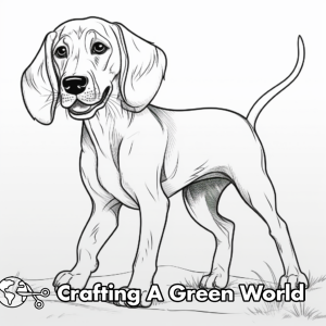 Hound Dog Coloring Pages - Free & Printable!