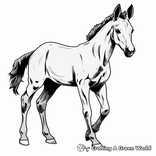 Foal Coloring Pages - Free & Printable!