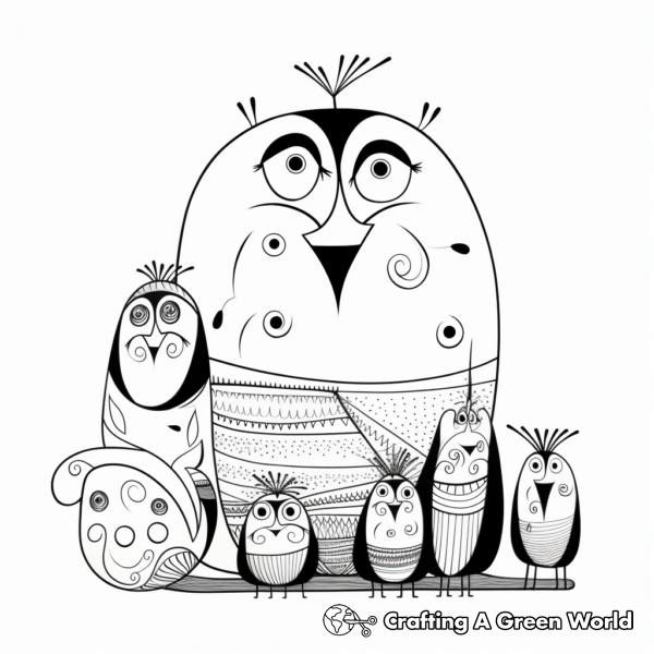 Winter Animal Coloring Pages - Free & Printable!