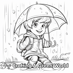Rainy Day Coloring Pages - Free & Printable!