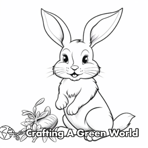 Easter Bunny Coloring Pages - Free & Printable!