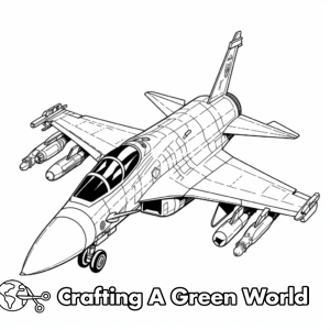 Fighter Jet Coloring Pages - Free & Printable!