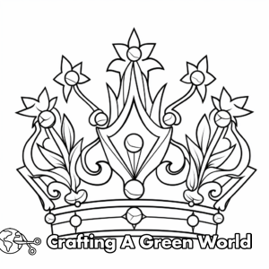 Crown Coloring Pages - Free & Printable!