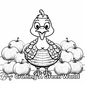Thankful Turkey Coloring Pages - Free & Printable!