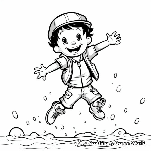 Rain Coloring Pages - Free & Printable!