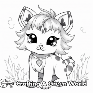 Kawaii Animals Coloring Pages - Free & Printable!