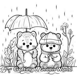 Rainy Day Coloring Pages - Free & Printable!