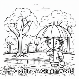 Rainy Day Coloring Pages - Free & Printable!