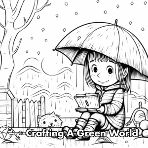 April Coloring Pages - Free & Printable!
