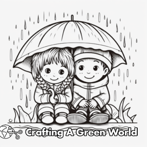 Rainy Day Coloring Pages - Free & Printable!