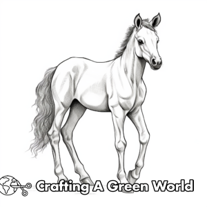 Foal Coloring Pages - Free & Printable!