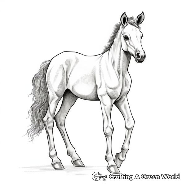 Foal Coloring Pages - Free & Printable!
