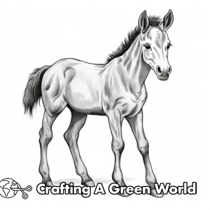 Foal Coloring Pages - Free & Printable!