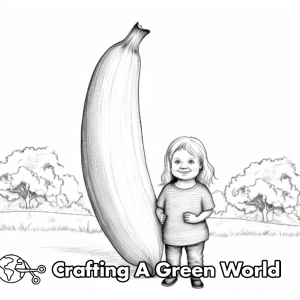 Banana Coloring Pages - Free & Printable!