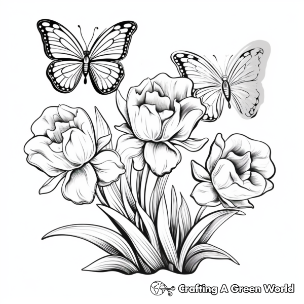 Spring Coloring Pages For Adults - Free & Printable!
