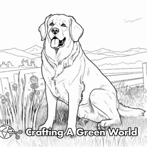 St Bernard Coloring Pages - Free & Printable!