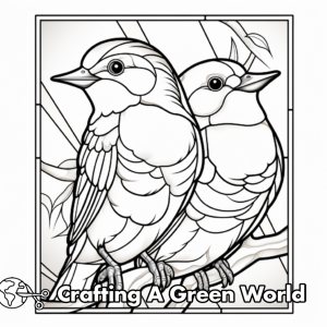 Stained Glass Coloring Pages - Free & Printable!