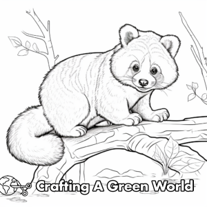 Red Panda Coloring Pages - Free & Printable!
