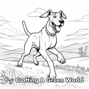 Great Dane Coloring Pages - Free & Printable!