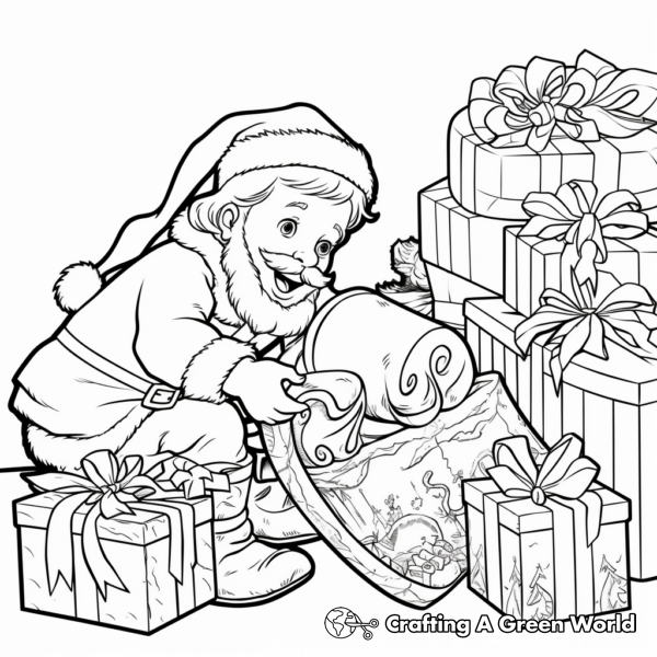 Stocking Coloring Pages - Free & Printable!