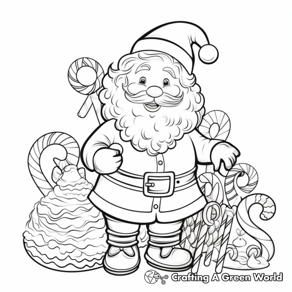Santa Coloring Pages - Free & Printable!