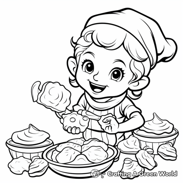 Santa's Elf Coloring Pages - Free & Printable!