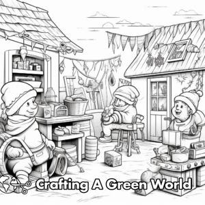 Santa Coloring Pages - Free & Printable!