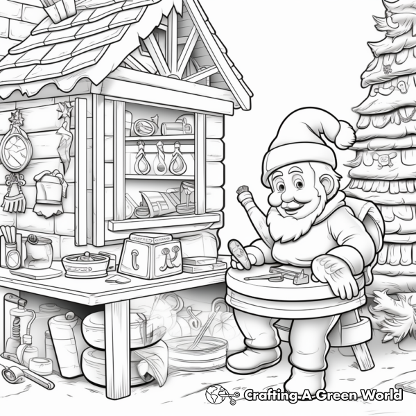 Santa Coloring Pages - Free & Printable!