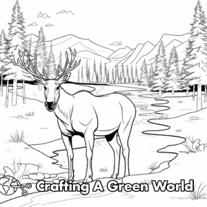 Winter Animal Coloring Pages - Free & Printable!