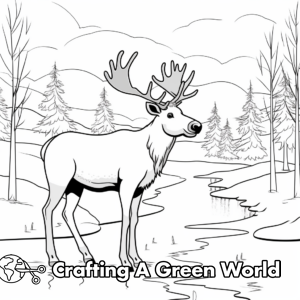 Winter Animal Coloring Pages - Free & Printable!