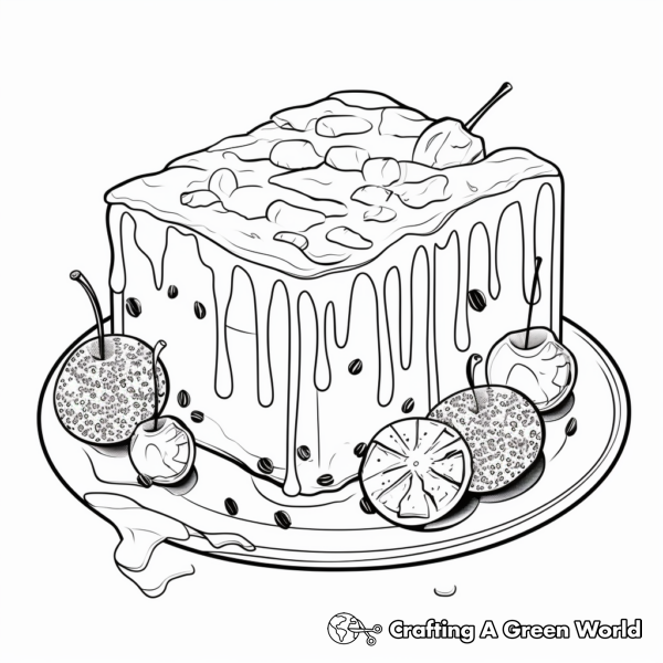 Dessert Coloring Pages - Free & Printable!