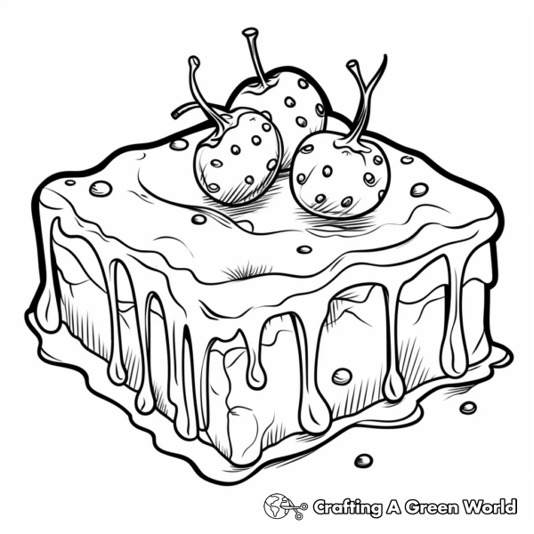 Dessert Coloring Pages - Free & Printable!