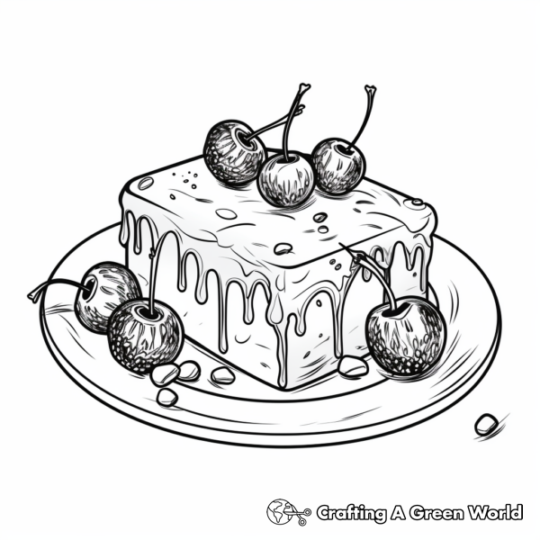 Dessert Coloring Pages - Free & Printable!