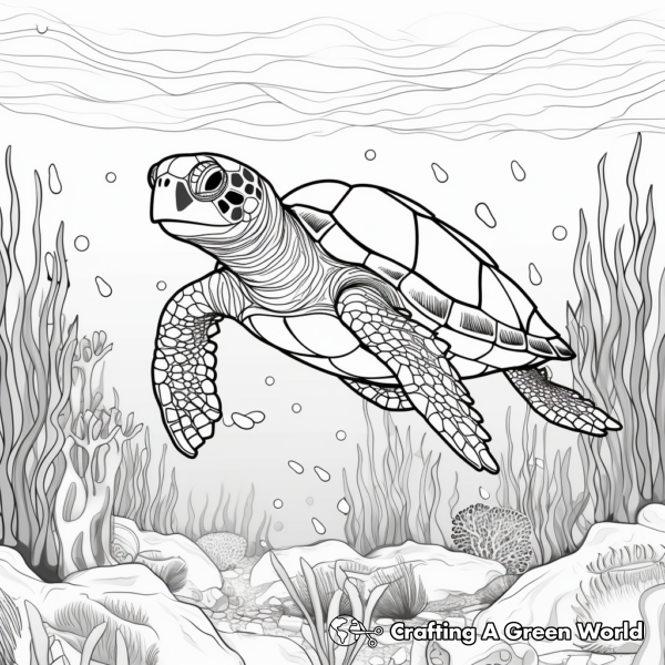 Sea Turtle Coloring Pages - Free & Printable!