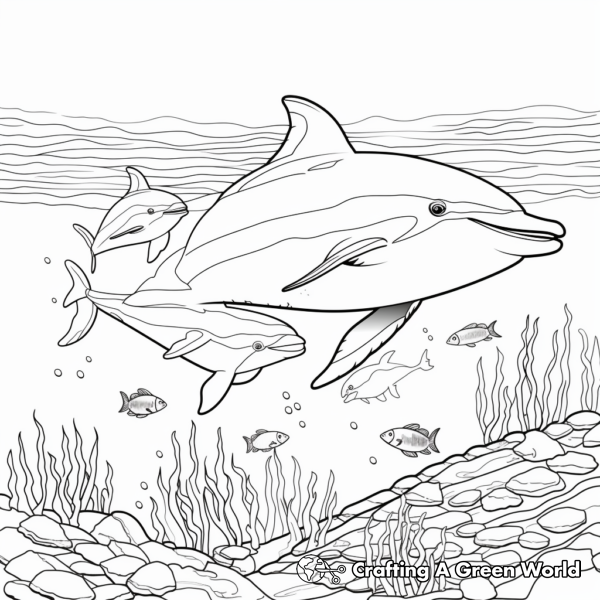 Dolphin Coloring Pages - Free & Printable!