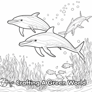 Dolphin Coloring Pages - Free & Printable!