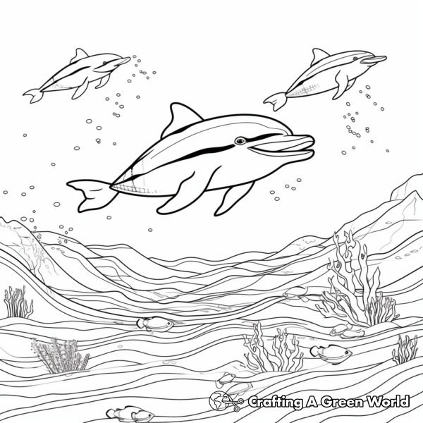 Dolphin Coloring Pages - Free & Printable!