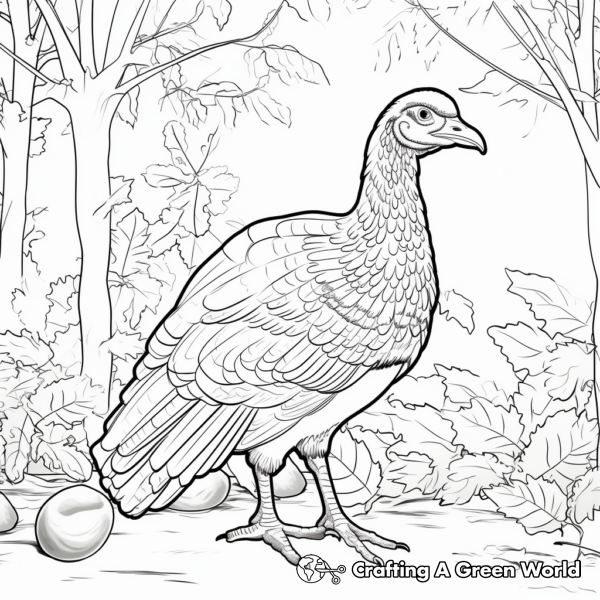 Wild Turkey Coloring Pages - Free & Printable!
