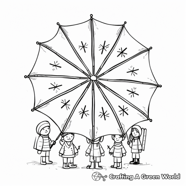 Umbrella Coloring Pages - Free & Printable!