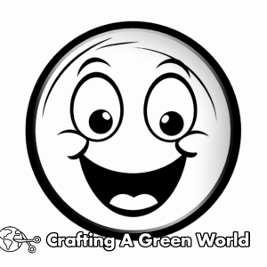 Smiley Face Coloring Pages - Free & Printable!