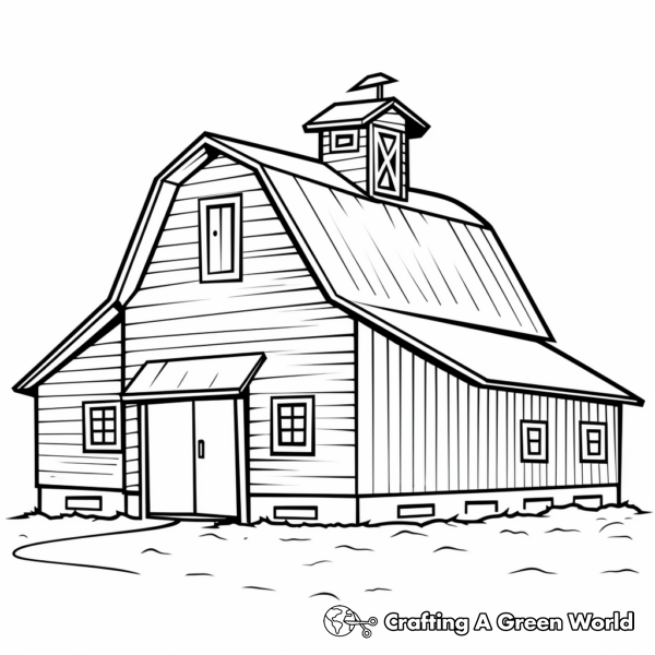 Barn Coloring Pages - Free & Printable!